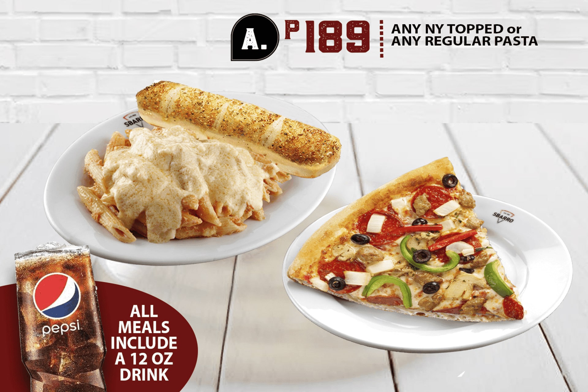 Menu Sbarro